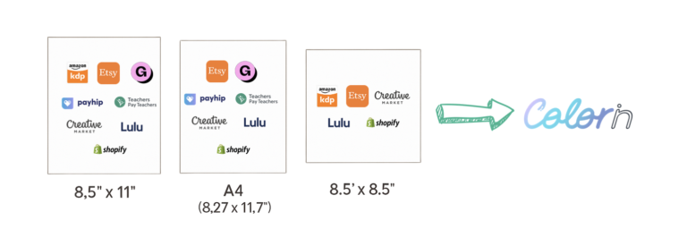 Coloring Book Dimensions - Colorin AI