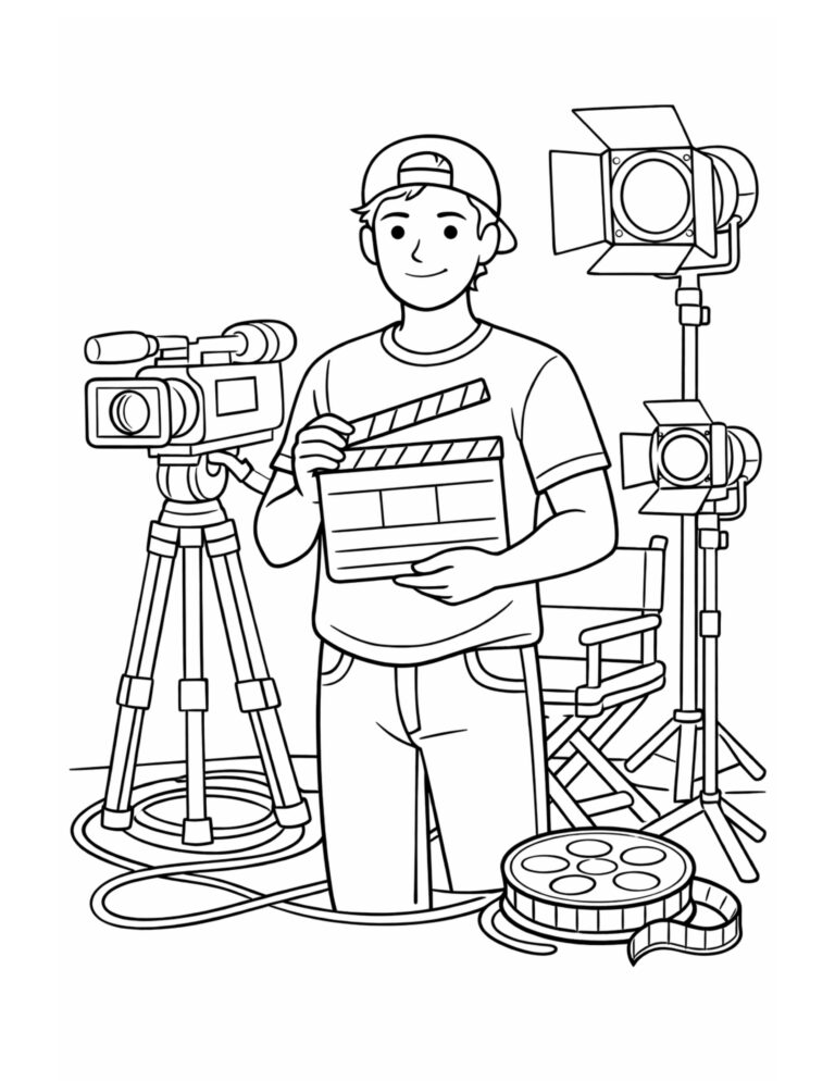 60 Jobs Coloring Pages Featuring Fun Careers